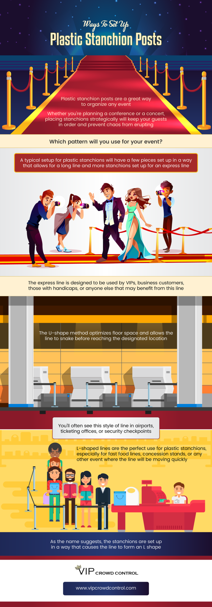 Ways to Set up Plastic Stanchion Posts